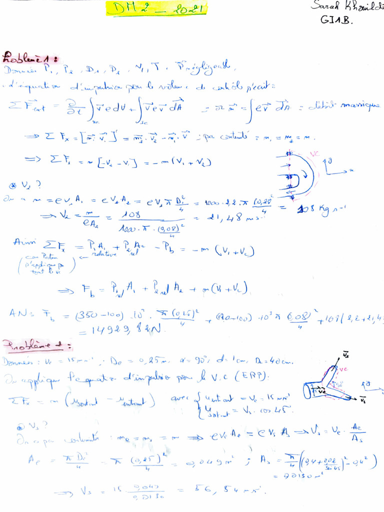 DM2 Meca Flu 1 | PDF