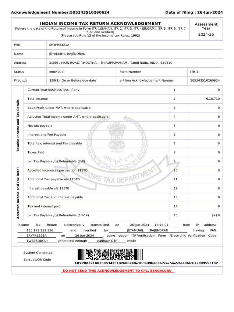 Income Tax Page 4 | PDF | Taxes | Income Tax
