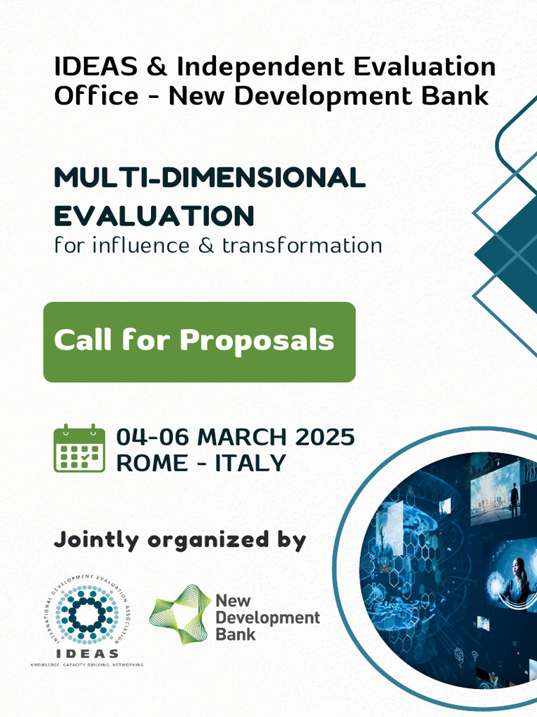 IDEAS - 2025 Conference - Call For Proposals | PDF | Evaluation ...