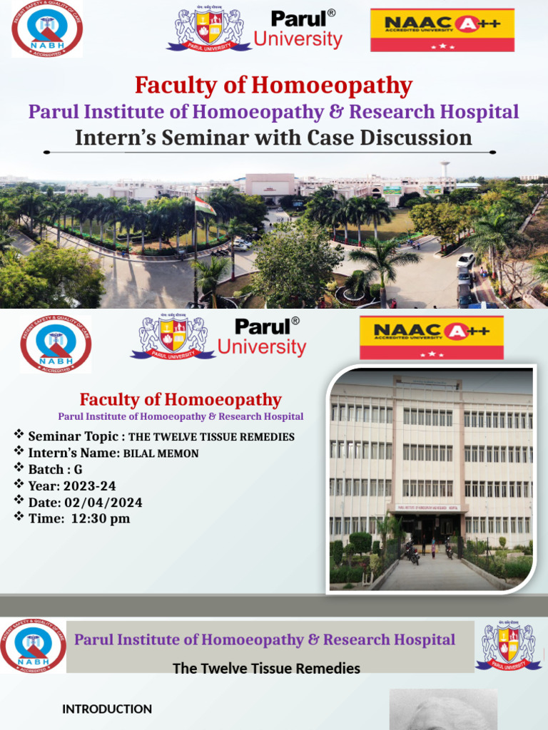 Bilal Memon Seminar | PDF | Homeopathy | Bone