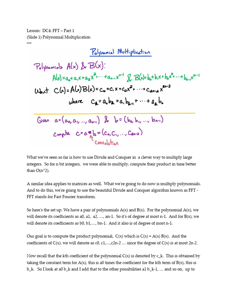 6515 Transcripts DC4 | PDF | Polynomial | Mathematics