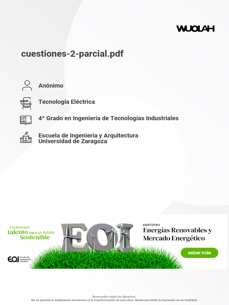 Wuolah Free Cuestiones 2 Parcial | PDF | Ingeniería