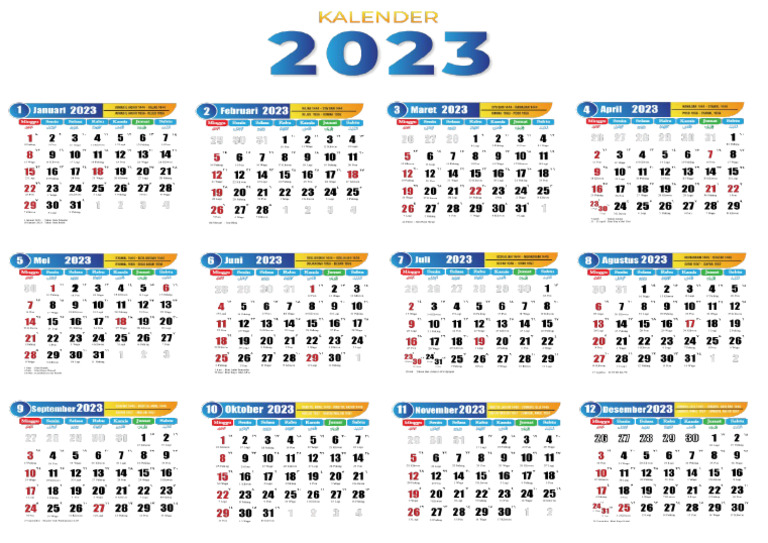 Kalender 2023 | PDF