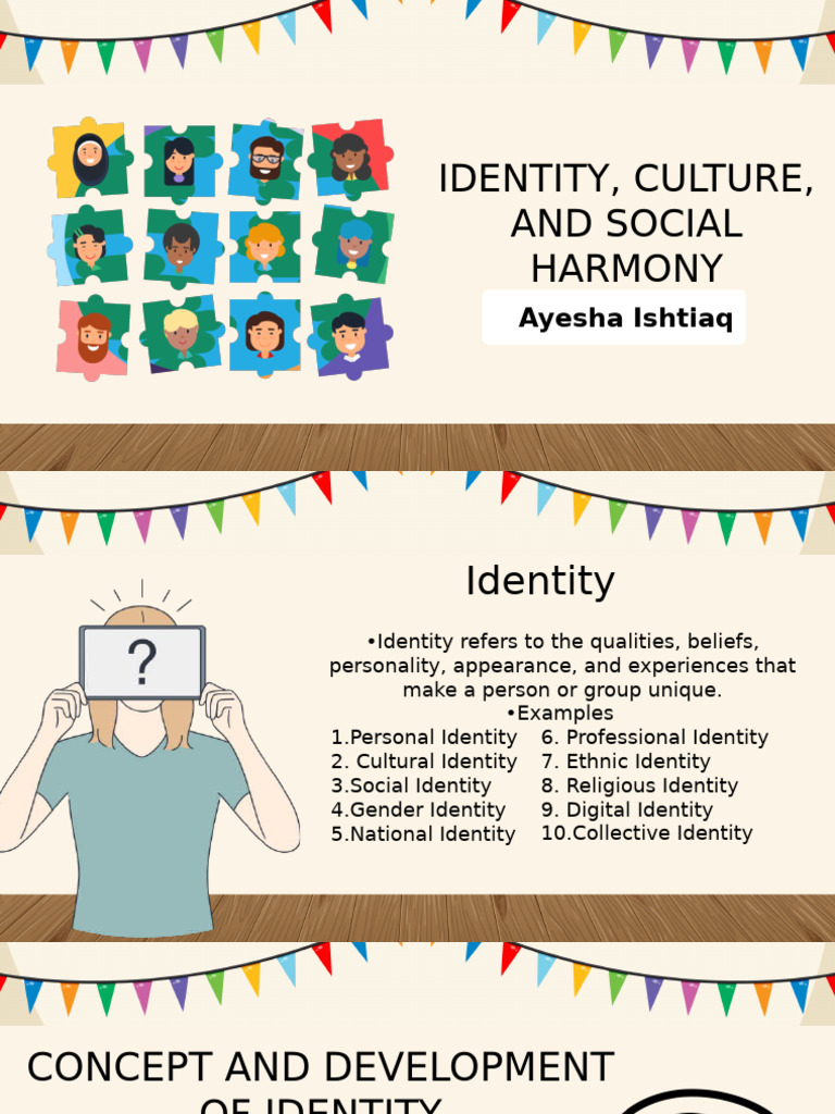 Identity, Culture, and Social Harmony | PDF | Identity (Social Science ...
