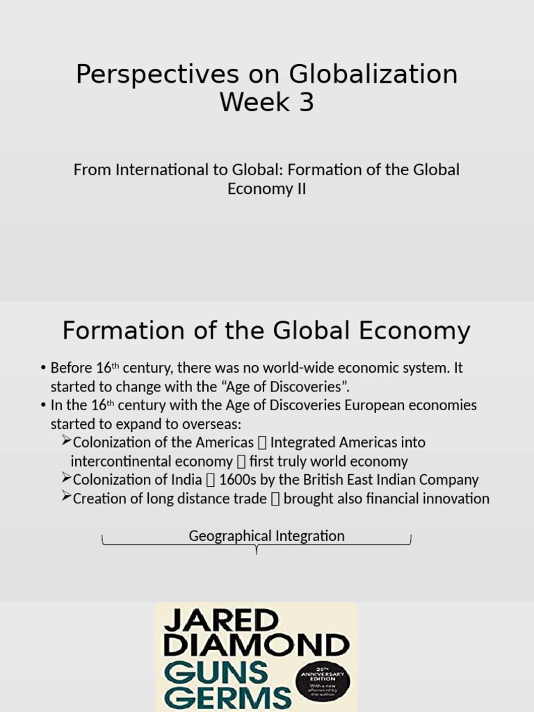 Globalization Week 4 | PDF | Neoliberalism | Washington Consensus