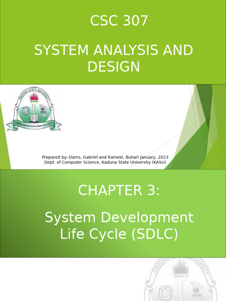 Chapter-03 - System Development Life Cycle | PDF | Computing | Software Engineering