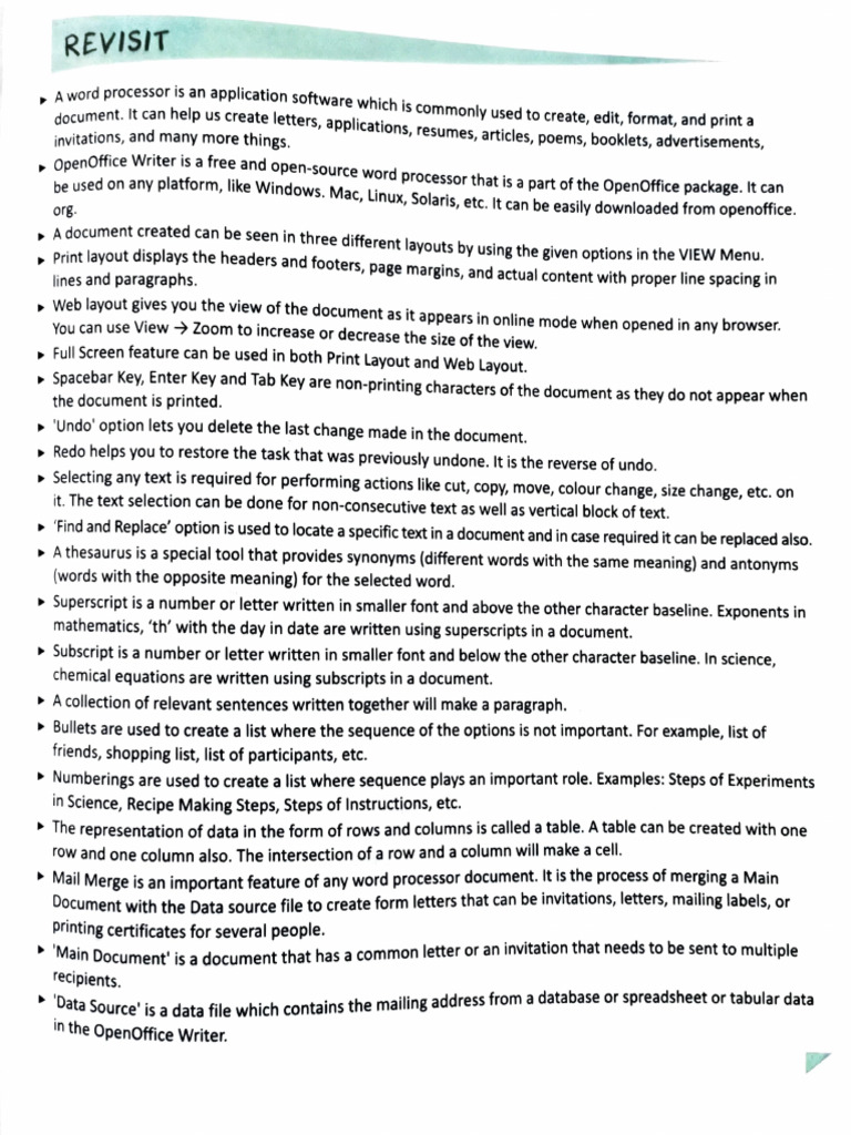 Digital Documentation Class 9 | PDF | Microsoft Word | Page Layout