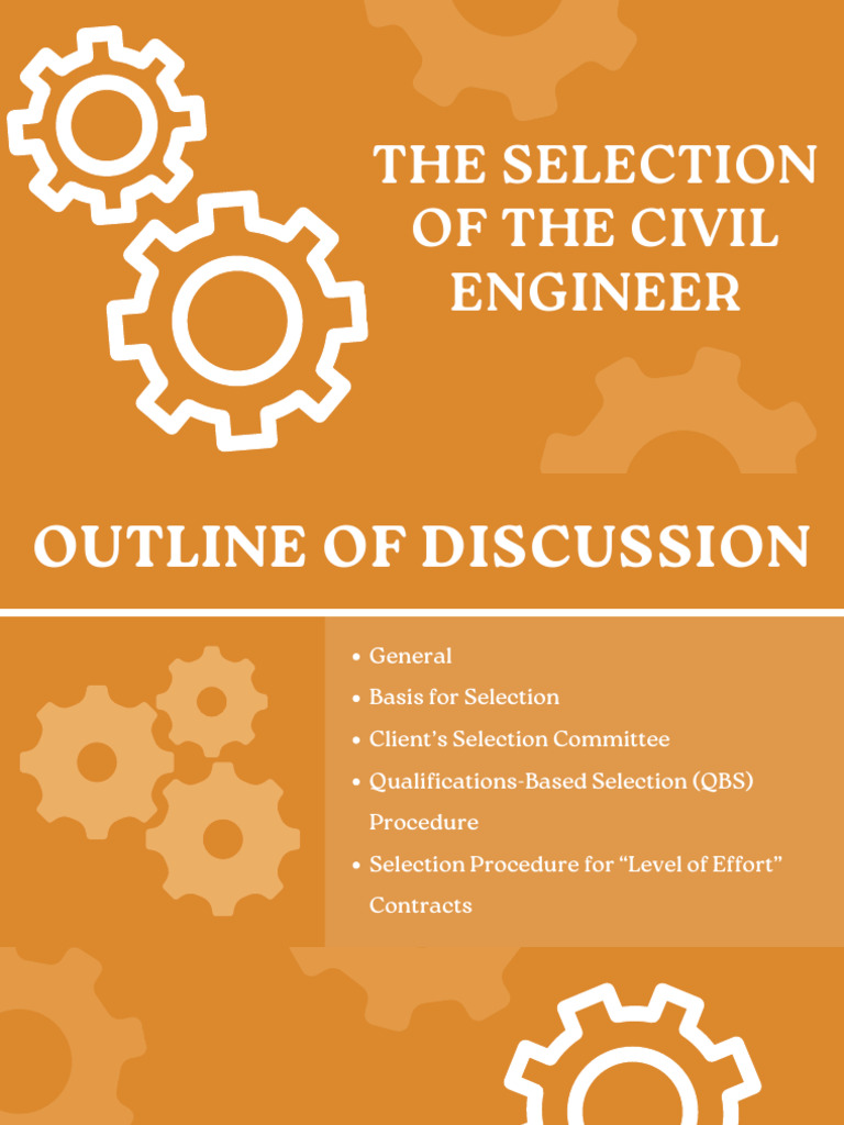 Group 2 - SELECTION OF CIVIL ENGINEERS | PDF | Request For Proposal ...