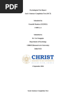 SSCT: Scoring and Interpretation Guide | PDF | Attitude (Psychology ...
