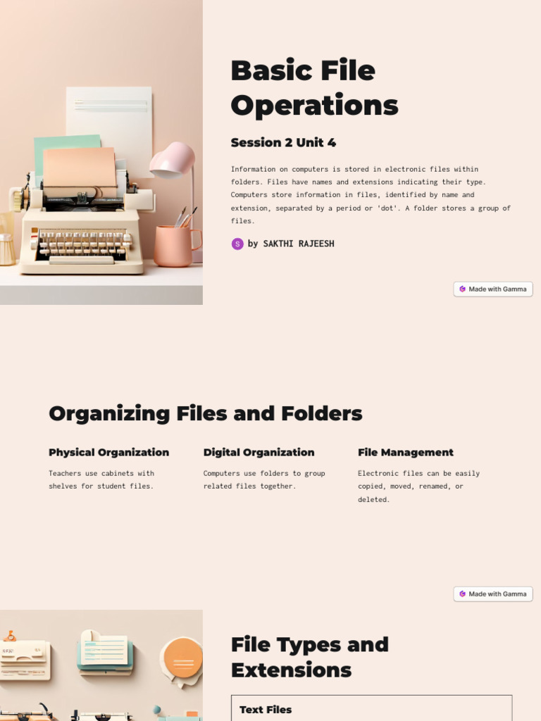 Basic File Operations | PDF
