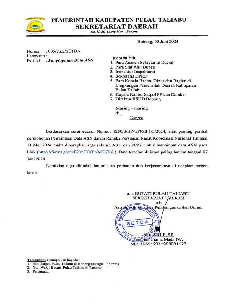 Penginputan Data ASN | PDF