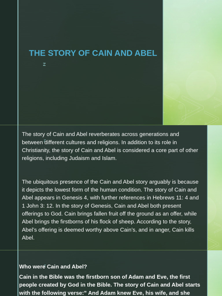 Group 2 | PDF | Cain And Abel | Adam