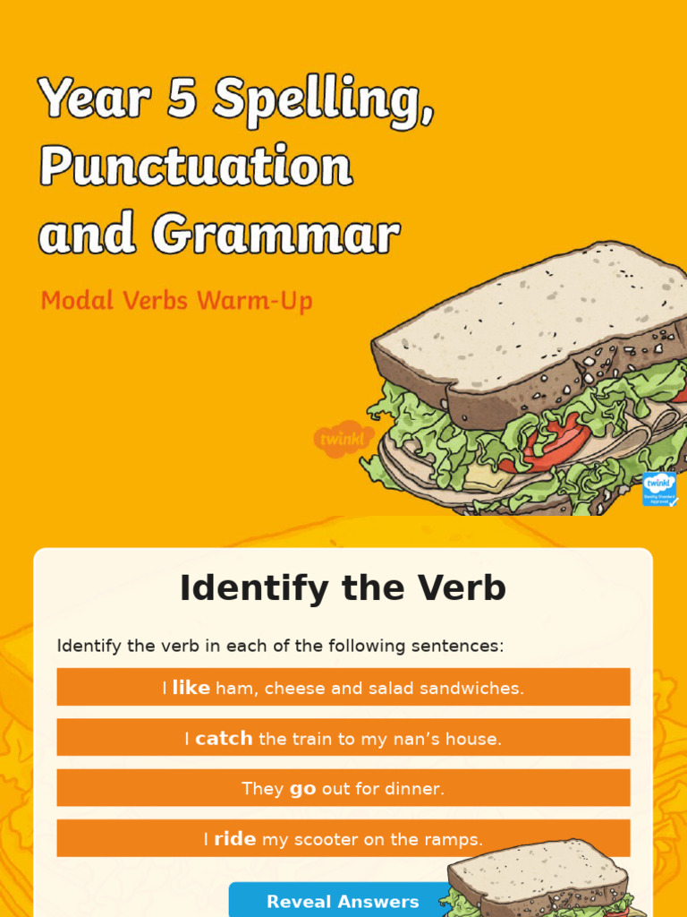 t2 e 3764 Year 5 Modal Verbs Warmup Powerpoint Ver 3 | PDF | Verb ...