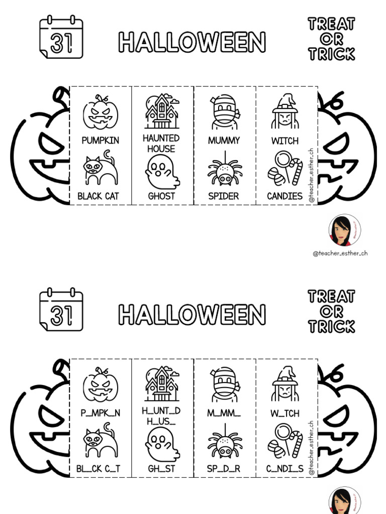 Halloween Foldable | PDF