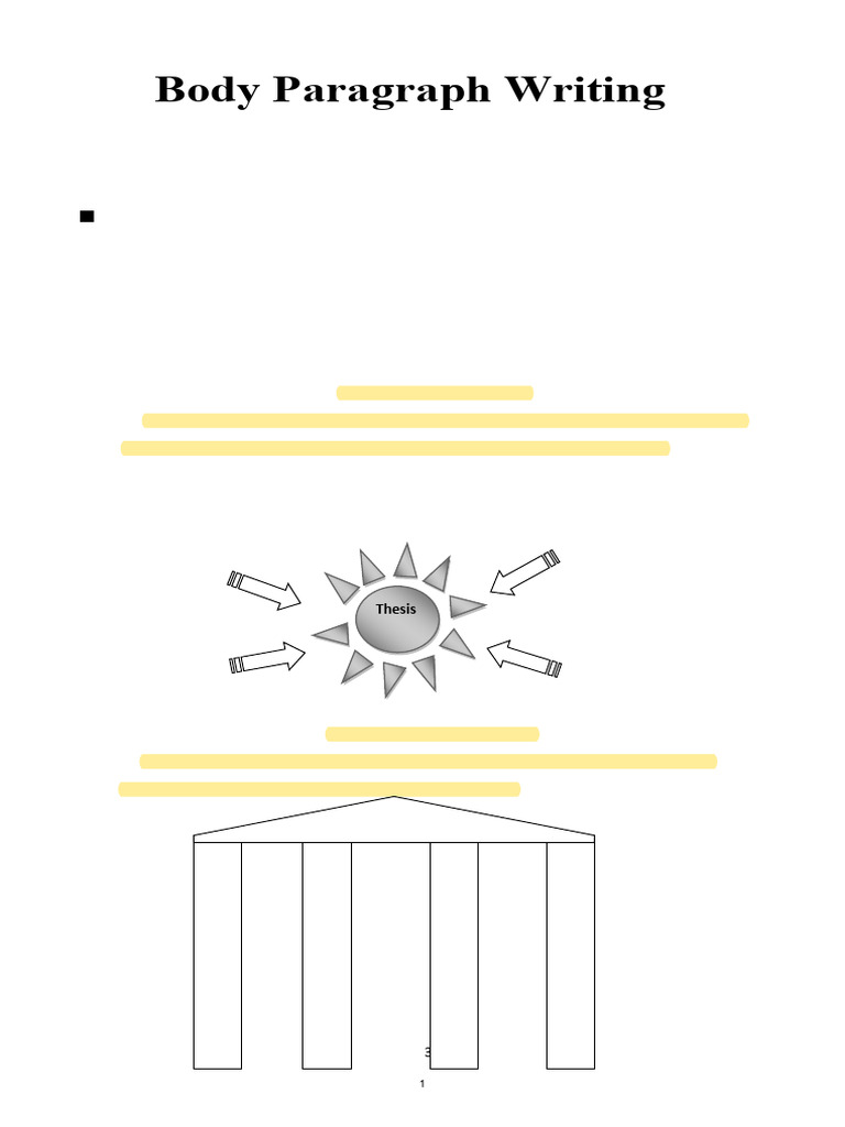 Body Paragraph Writing | PDF | Essays | Solar System