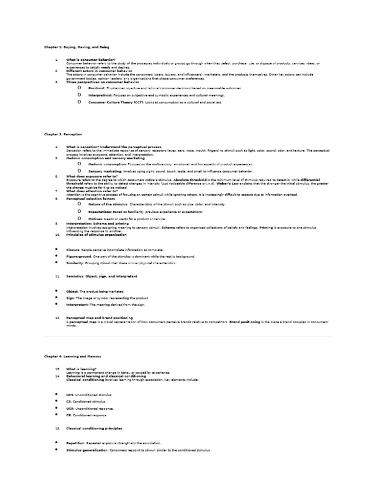 Consumers | PDF | Classical Conditioning | Perception