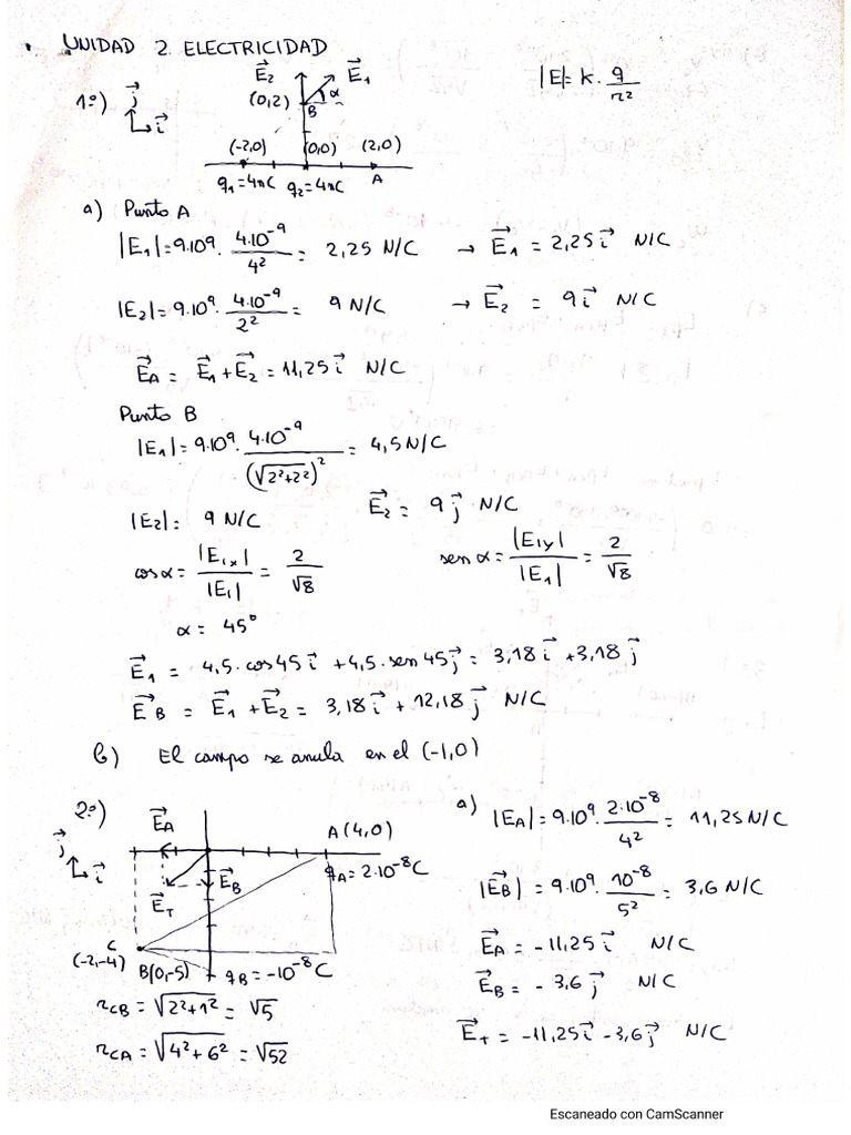 Electricidad ejercicios | PDF