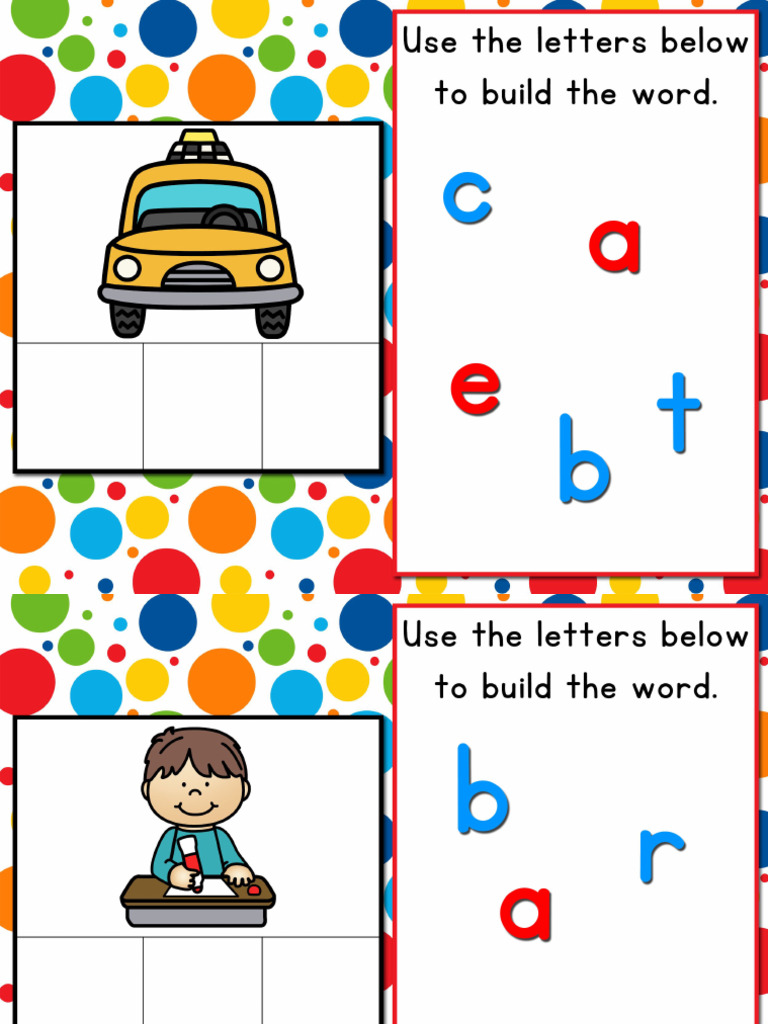 CVC Build A Word | PDF