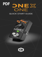 TONEX ONE User Manual English | PDF | Sound | Computer Engineering