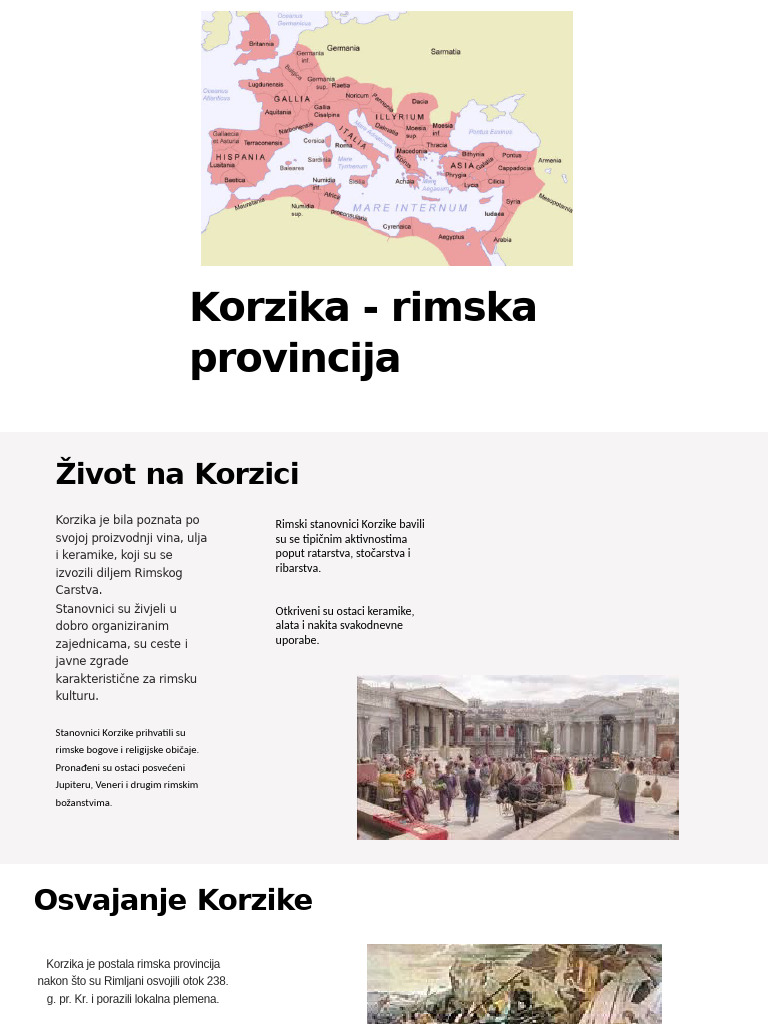 Korzika Rimska Provincija | PDF