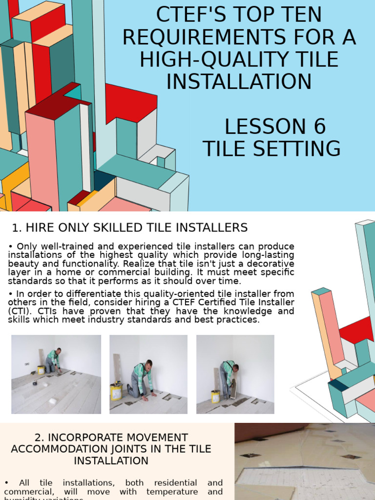 Presentation 2 | PDF | Tile | Concrete