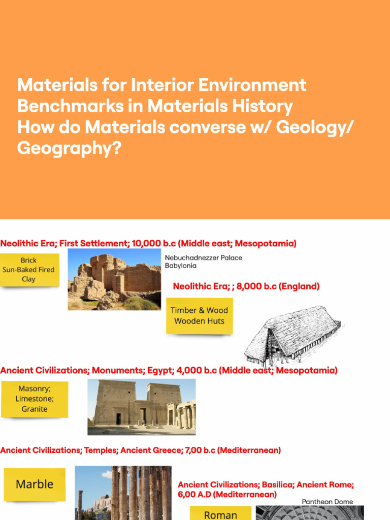 Materials & History | PDF