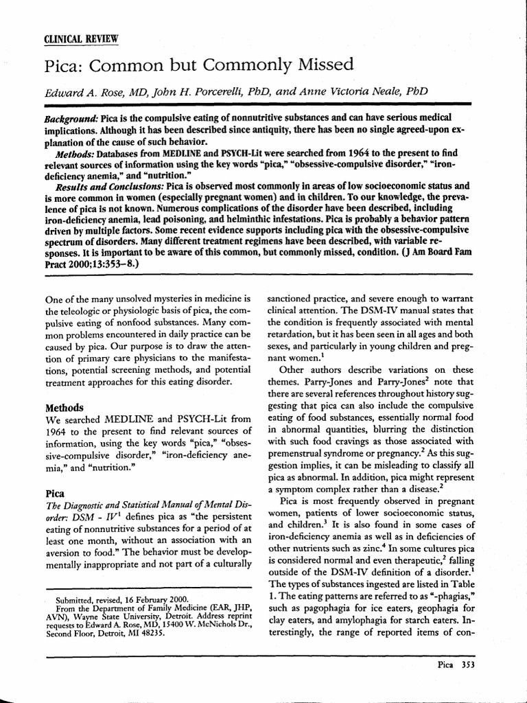 Pica_common_but_commonly_missed | PDF | Obsessive–Compulsive Disorder ...