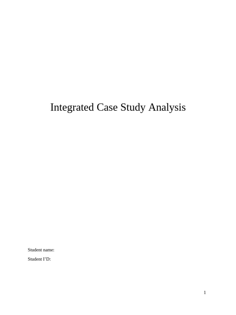 RS0114 YVES Integrated Case Study Analysis LSC 1 | PDF | Customer ...