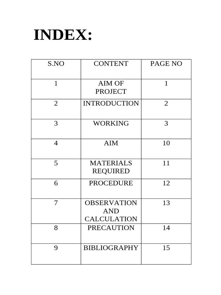 Index 2 No Border | PDF