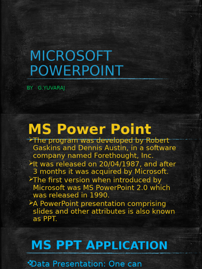 PowerPoint Development and Features | PDF
