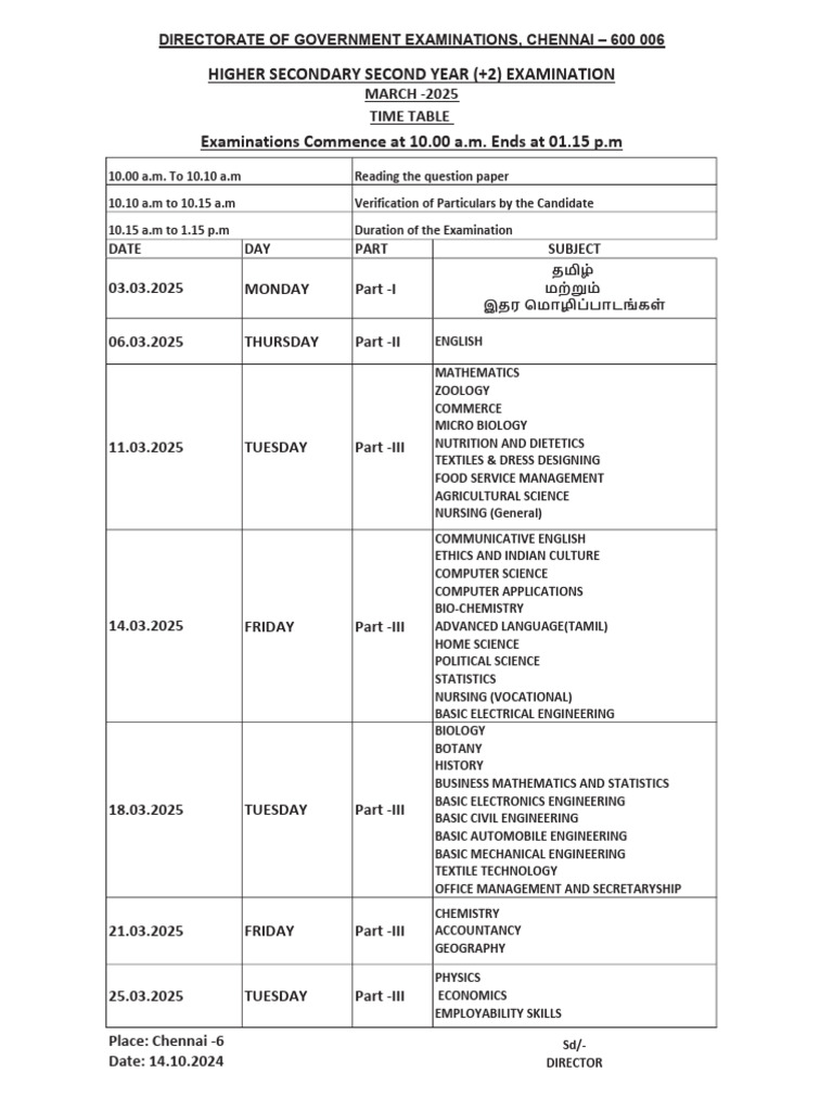 Time table 2024-2025 | PDF | Engineering | Science