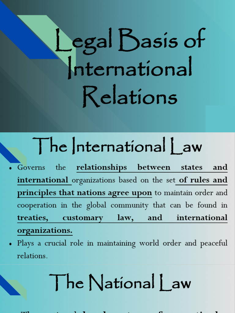 International-Law_-Principles-Sources-and-Key-Concepts | PDF | International Law | Treaty