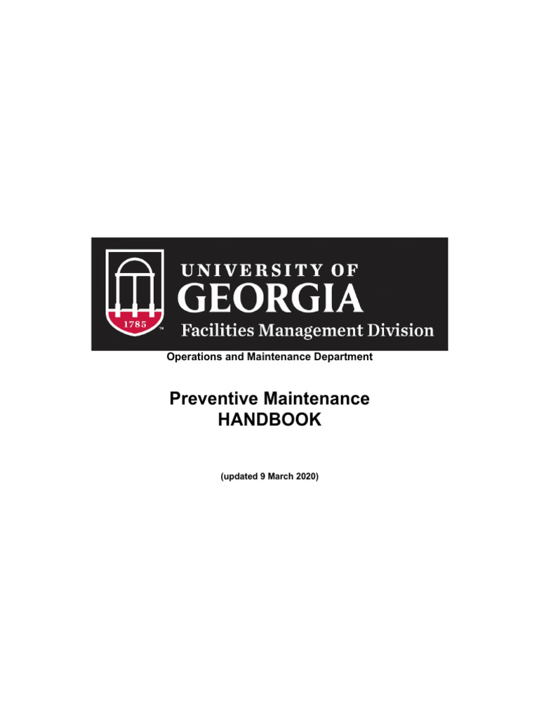 FMD Preventive Maintenance Handbook | PDF | Bearing (Mechanical) | Air ...