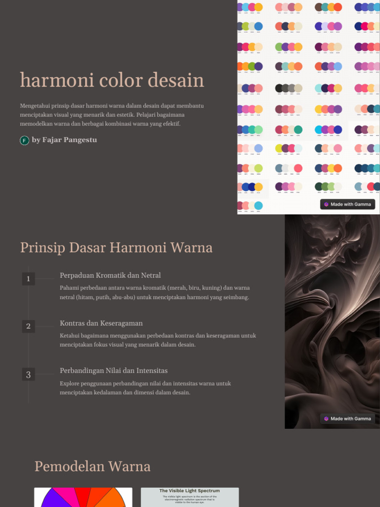 Harmoni Color Desain | PDF