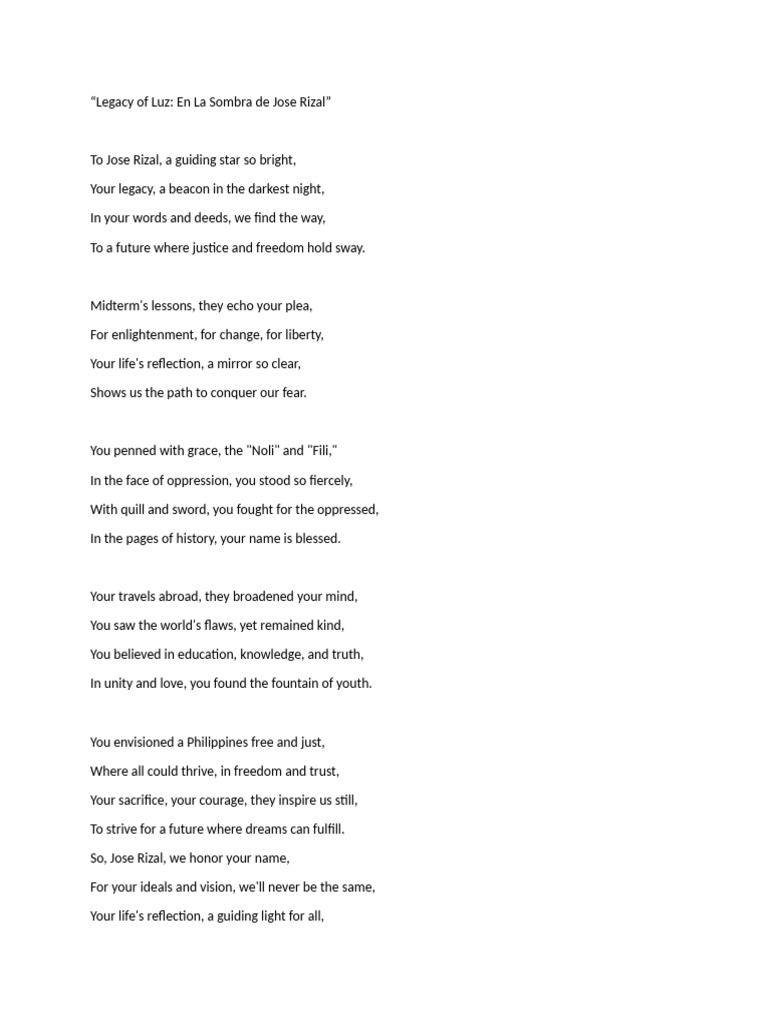 poem-of-rizal (1) | PDF
