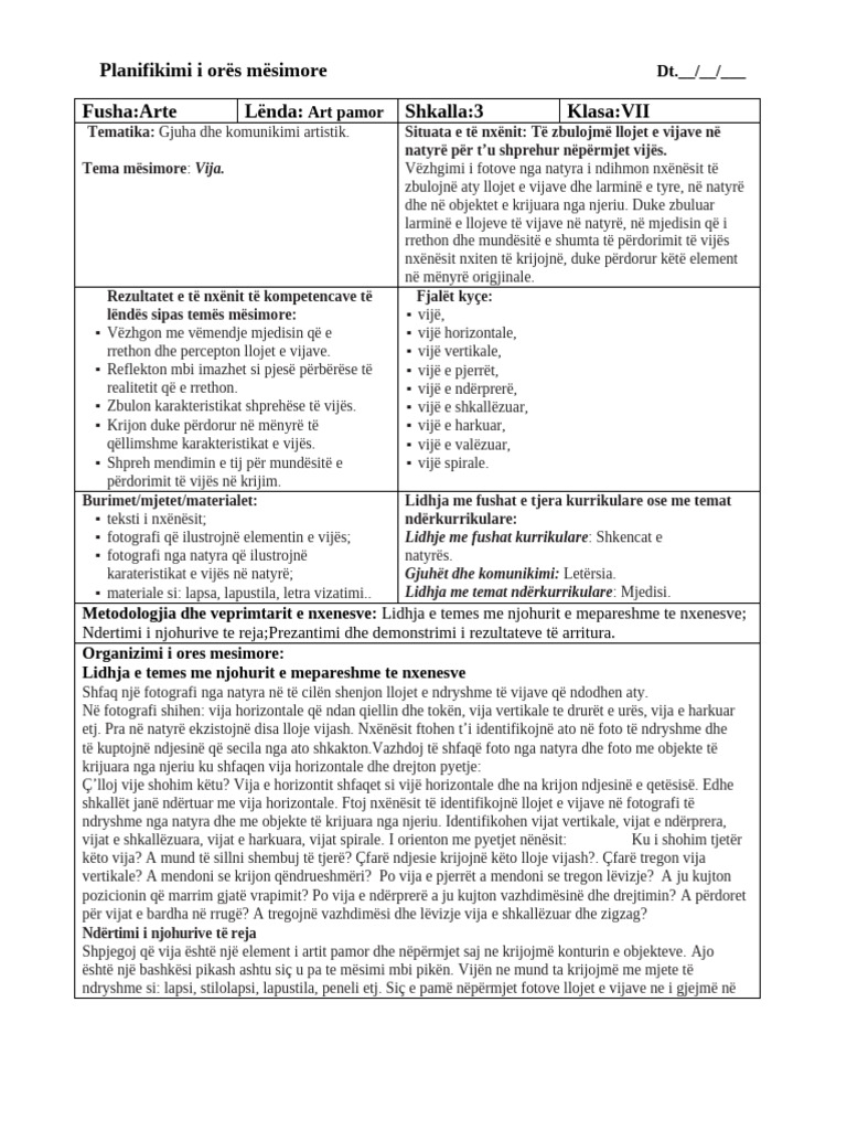 Ditari Art Pamor Kl 7 | PDF