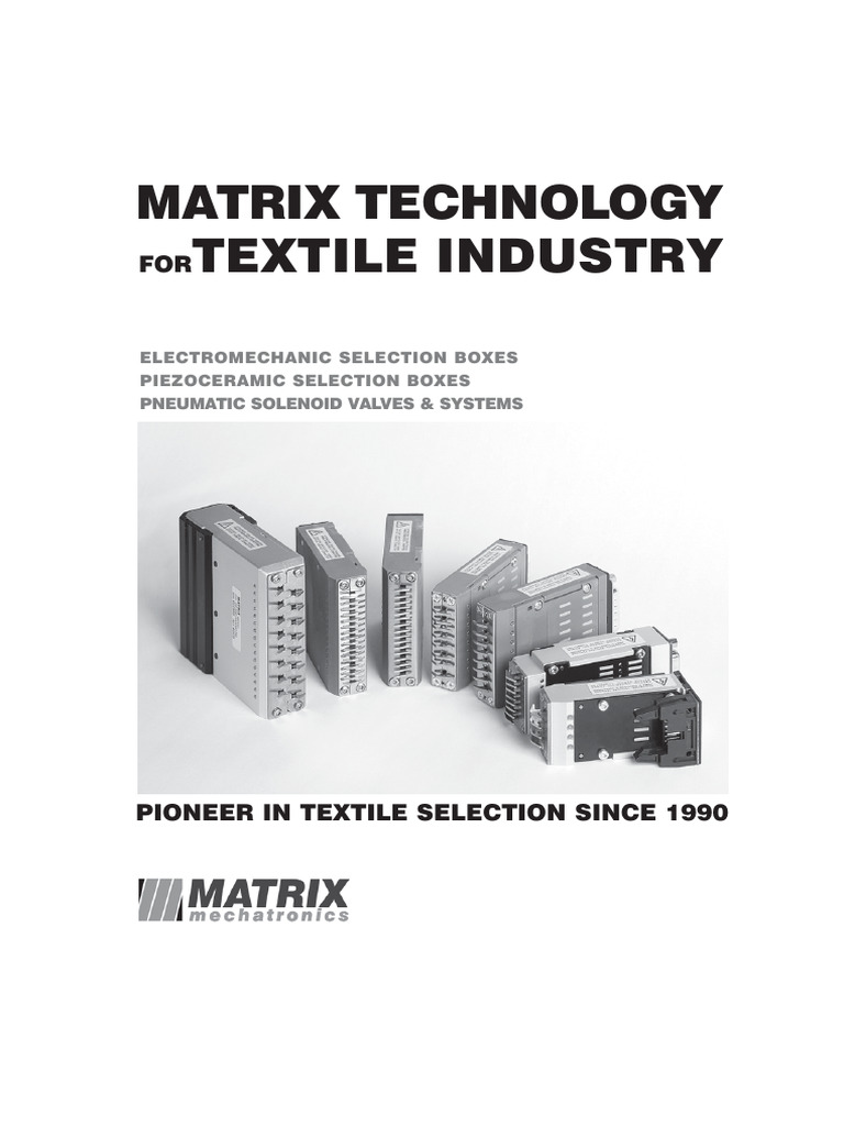 Advanced Textile Machinery Solutions | PDF | Actuator | Textiles