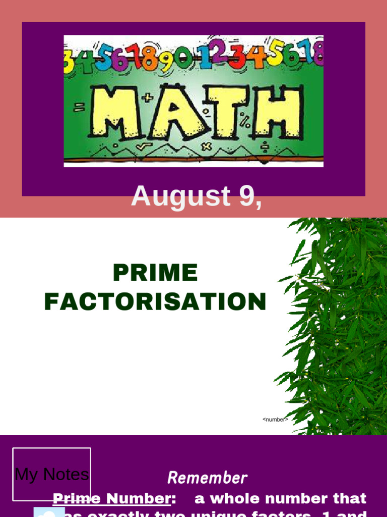 Prime Factorisation - PPT - 20240929 - 142404 - 0000 | PDF ...