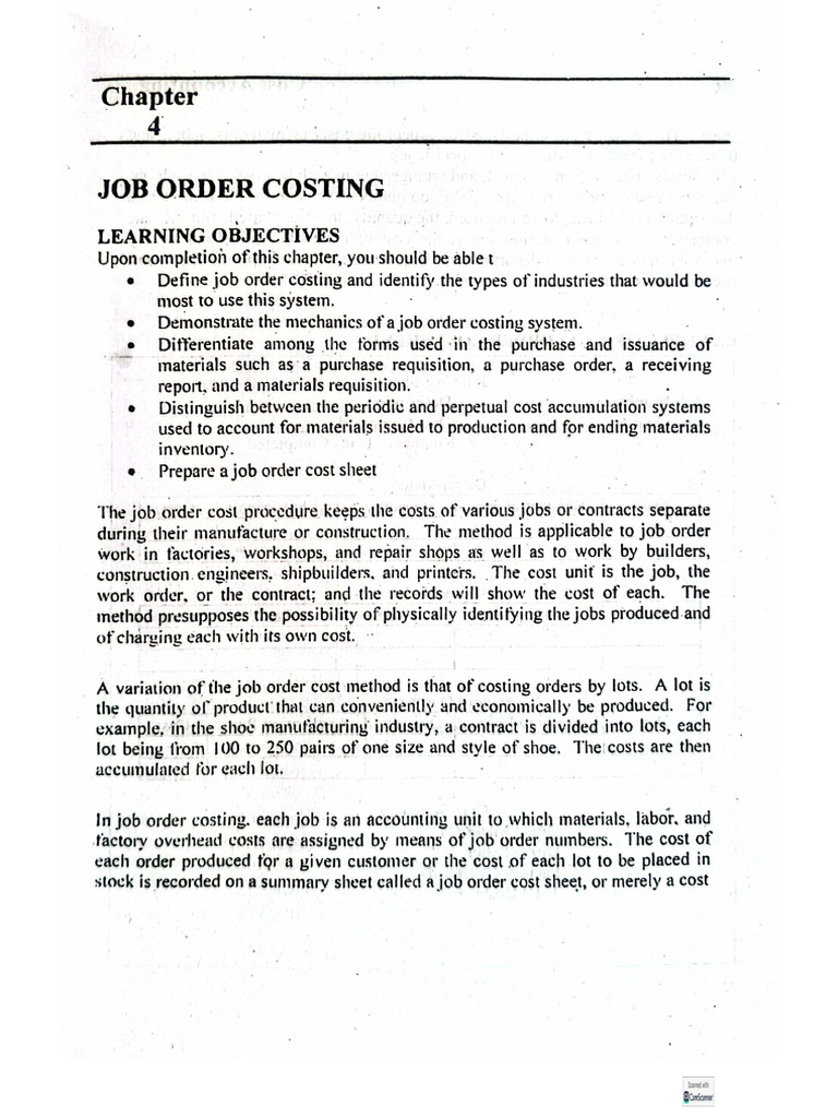 C4-Job-Order-Costing_AIS212 | PDF