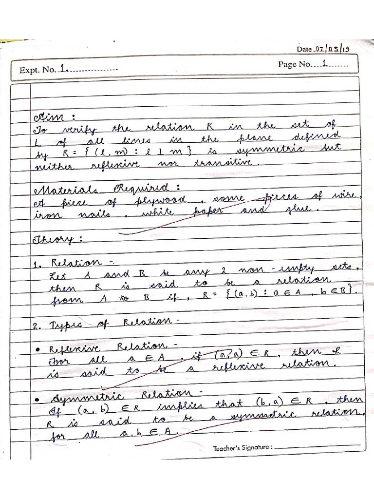 Maths Practical | PDF