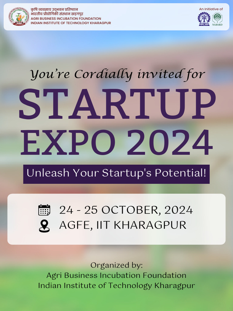Startup Expo 2024 (Invitation) | PDF | Startup Company | Small Business ...