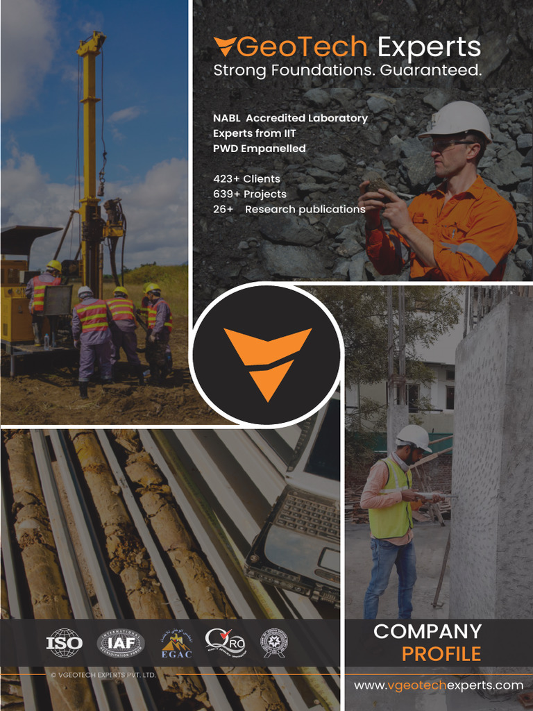 VGeotech Experts - Company Profile - Digital | PDF | Deep Foundation | Geotechnical Engineering