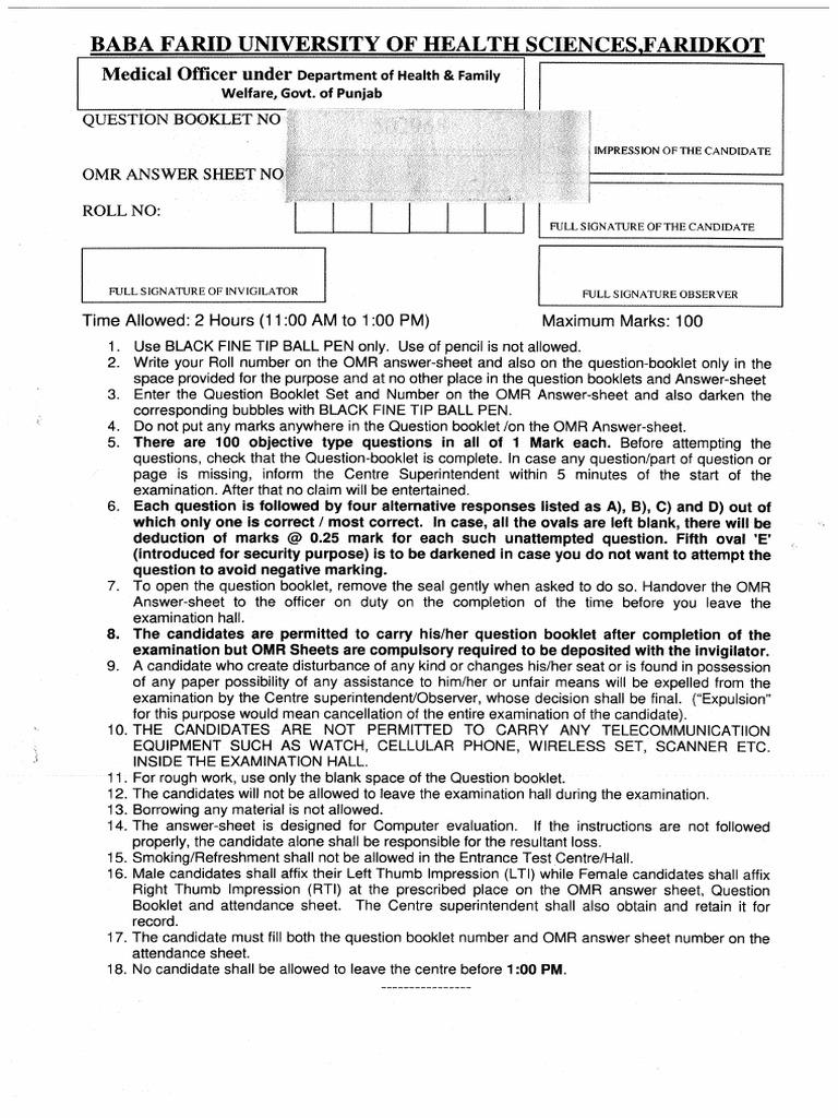 Question Paper | PDF