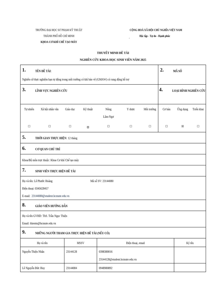 NCKH Thucnghiem | PDF