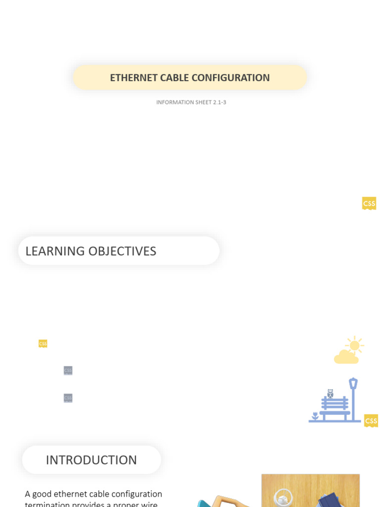 2.1 3 Ethernet Cable Configuration | PDF | Electronics | Electrical ...