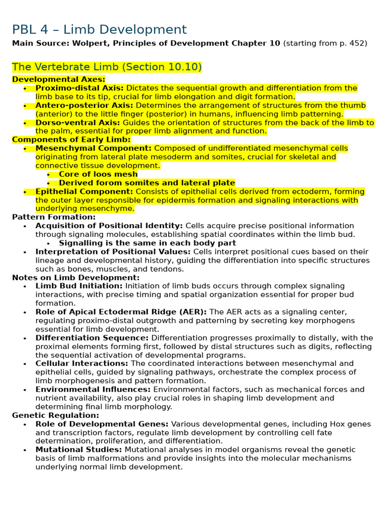 embryo -PBL 4 | PDF | Developmental Biology | Cell Biology