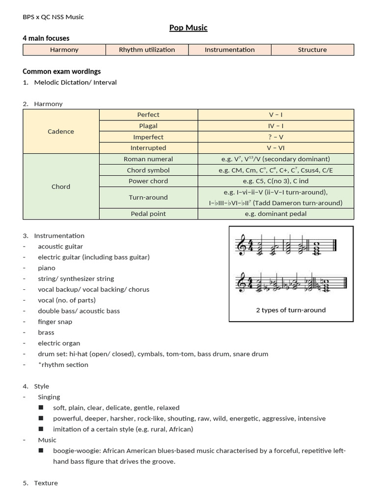 Pop Music | PDF | Jazz | Song Structure