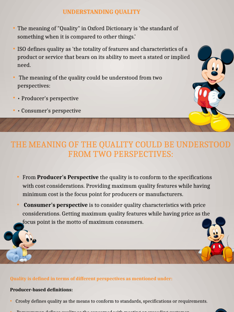 Understanding Quality | PDF | Quality (Business) | Business Process
