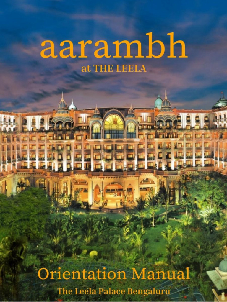 Leela Hotel | PDF | Buffet | Lunch