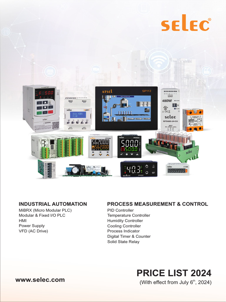 Selec Price List 2024 Overview | PDF | Programmable Logic Controller ...